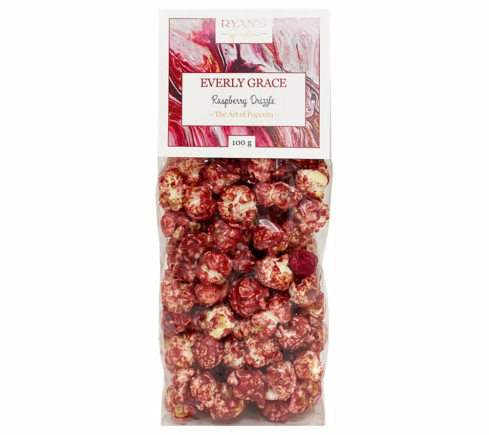Everly Grace Popcorn Raspberry Drizzle | Ryan's Specialties